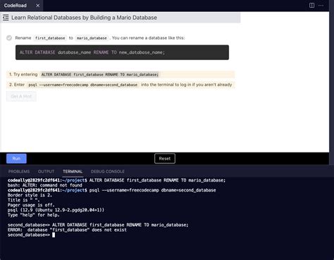 Relational Database Mario Database Bug Backend Development The