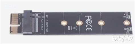 PCIE към M2 адаптер NVMe SSD M2 PCIE X1 Raiser PCI-E PCI Express M Key ...