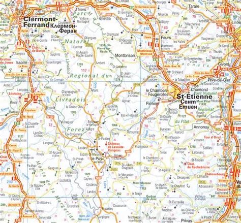 Пътна карта на Франция