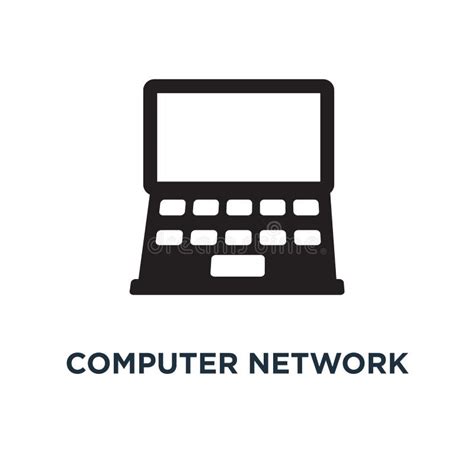 Icona Delle Icone Della Rete Di Computer Illustrazioni Di Tecnologia
