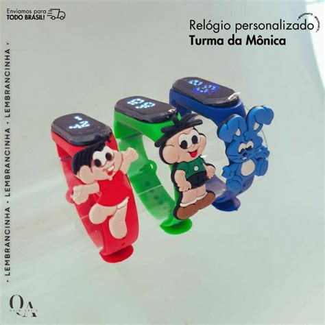 Relógio Smart Personalizado Turma Da MÔnica Shopee Brasil