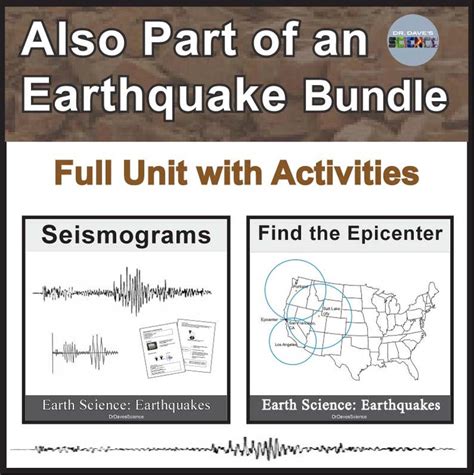 Build A Model Of A Seismograph Earthquake Activity Etsy