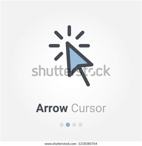 Arrow Cursor Vector Icon Stock Vector Royalty Free
