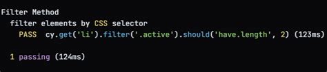 Cypress Filter Method Geeksforgeeks