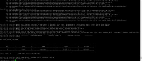 使用obloader无法导入 csv数据 oceanbase 技术问题 社区问答 oceanbase社区 分布式数据库