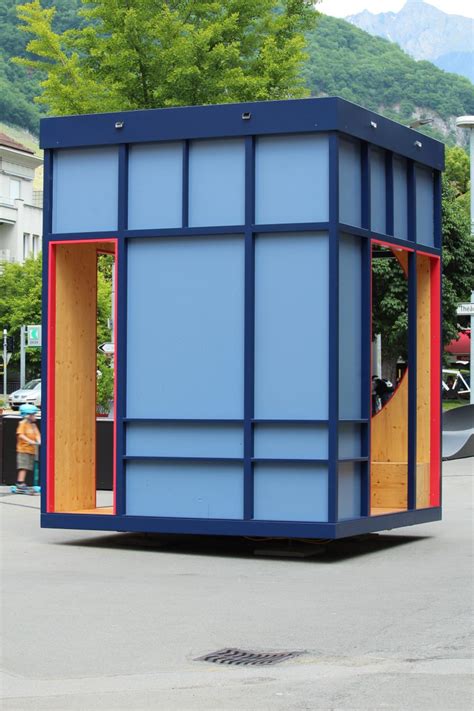 Rotative Studio Brightens Swiss City Square With Modular Wooden Pavilions