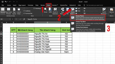 Hướng Dẫn Cách Cố định Cột Trong Excel đơn Giản Dễ Thao Tác