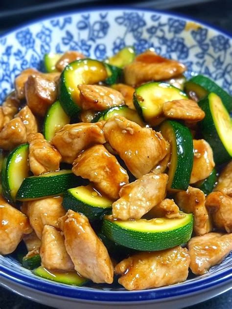 Chicken Zucchini Stir Fry