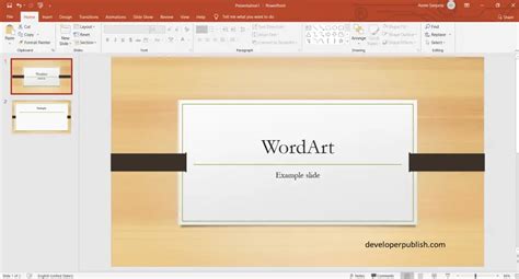 Insert WordArt In Microsoft PowerPoint PowerPoint Tutorials