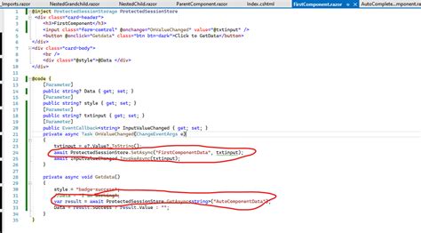 How To Share The Data Amount Multiple Razor Components By Using In