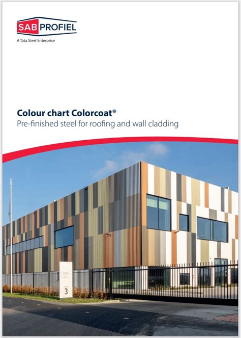 New Colorcoat Sdp 50 And Sab Color Chart Colorcoat Sab Profiel