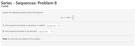 solved series sequences problem 7 1 point find a