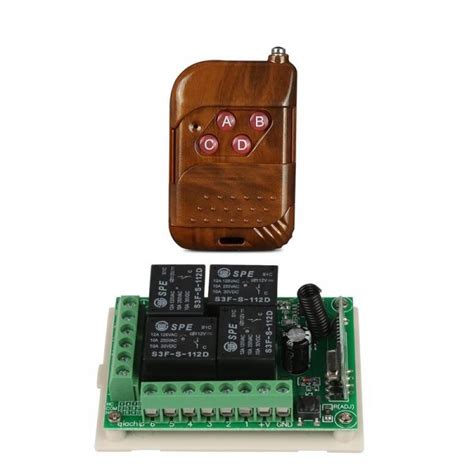 Buy Remote Control Switch DC V Channel Relay Receiver Transmitter Module RF MHz