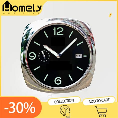 사일런트 야광 쿼츠 시계 맞춤형 금속 아트 벽시계 창의적인 럭셔리 홈 장식 거실 벽 장식