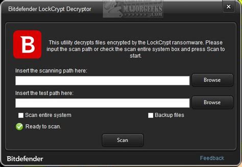 Download Bitdefender Lockcrypt Ransomware Decryption Tool Majorgeeks