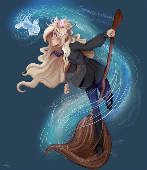 Luna Lovegood And Her Patronus By Micropixels On Deviantart
