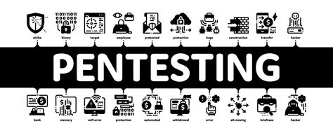 Pentesting Software Minimal Infographic Banner Vector 17384508 Vector