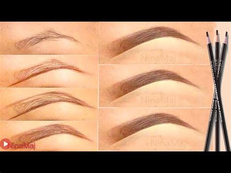 How To Draw Eyebrows Step By Makeup Saubhaya Makeup
