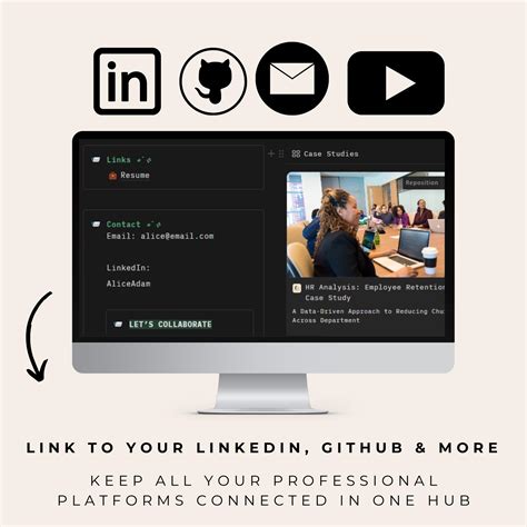 Data Analyst Notion Portfolio Editable Digital Resume And Project