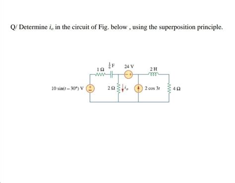 Solved Q Determine I In The Circuit Of Fig Below Using Chegg