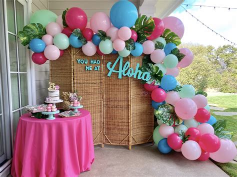 Luau Hawaiian Bridalwedding Shower Party Ideas Photo 1 Of 24