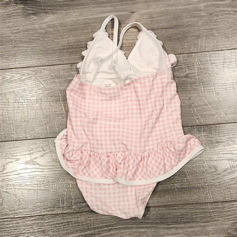 Floatimini Swim Euc Floatmini Girls Sz 6 Plaid One Piece Swimsuit