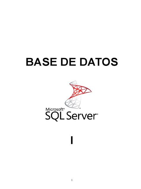 manual sql pdf servidor sql de microsoft sql