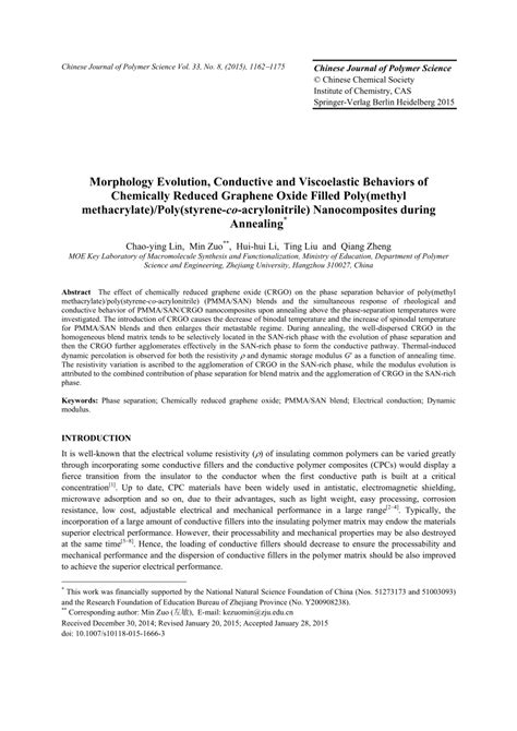 Pdf Effect Of Chemically Reduced Graphene Oxide On The Isothermal And