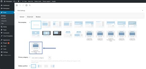 Design Your Post Pages Using The Cloud Library Templates TagDiv Support
