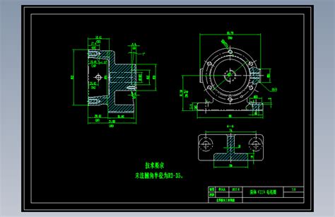 泵体(ii)零件机械加工工艺和专用夹具设计【钻3 M6 7h的螺纹孔】【铣削泵体底面】autocad 2010模型图纸下载 懒石网 泵体(ii)零件机械加工工艺和专用夹具设计【钻3 M6 7h的螺纹孔】【铣削泵体底面】autocad 2010模型图纸下载 懒石网