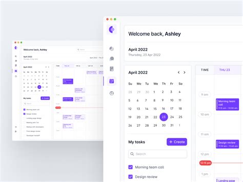 Calendar Dashboard UI By Rohan Sharma On Dribbble