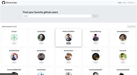 Github Pravn27github Finder Github Finder Web App In Reactjs