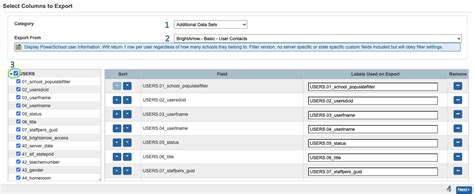 Setting Up Basic Exports Staff Brightarrow Technologies Knowledge Base