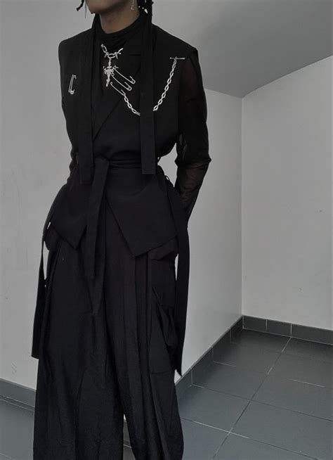 Black Classy Men Ootd Trang Phục Nữ Thời Trang Quần áo