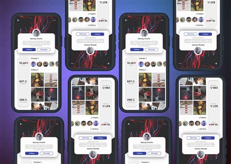 Social Media User Profile UI Design On Behance