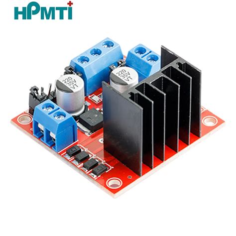 l298n 모터 드라이버 컨트롤러 보드 l298 모듈 arduino 듀얼 h 브리지 dc 스테퍼 모터 스마트 카 로봇 용