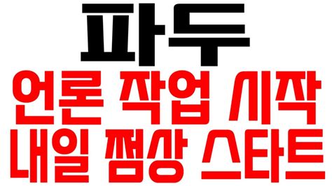 파두 파두 파두전망 파두주가 파두주가전망 파두분석 Youtube