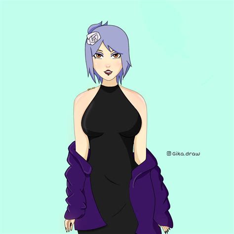 Naruto Fanart Konan Fan Art Konan Aurora Sleeping Beauty