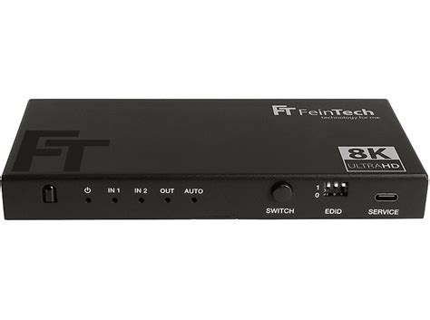Feintech Sw212 Hdmi 2 1 Switch 2x1 Audio Extractor Hdmi Switch Saturn