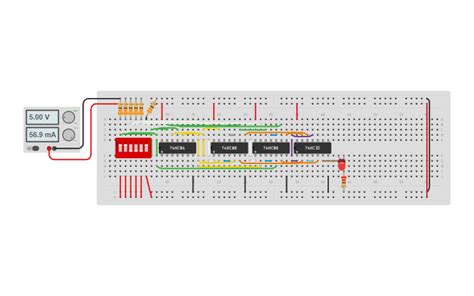 Circuit Design Multiplexor Tinkercad Circuit Design Multiplexor Tinkercad