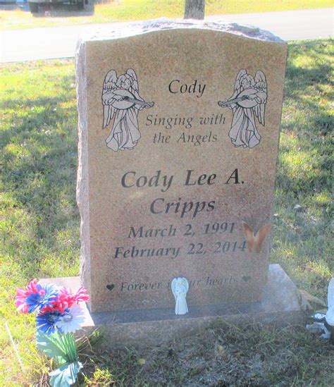 Cody Lee Anthony Cripps 1991 2014 Find A Grave Memorial