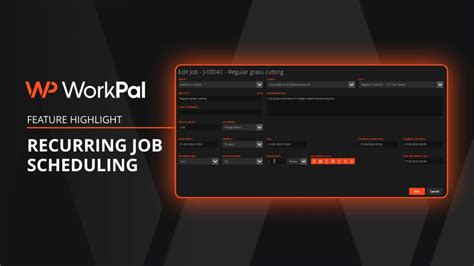 Feature Highlight Recurring Job Scheduling