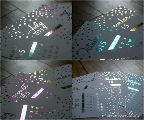 Gold Foil Calendar Free Printable Infarrantly Creative