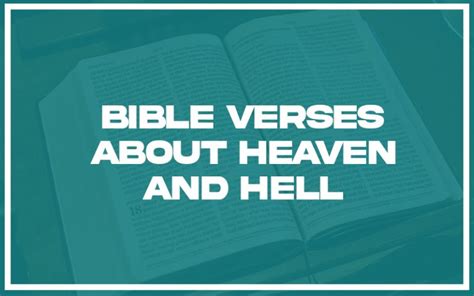 31 Bible Verses About Heaven And Hell With Related Verses