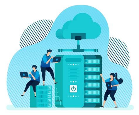 Premium Vector Vector Illustration For Database Management System For