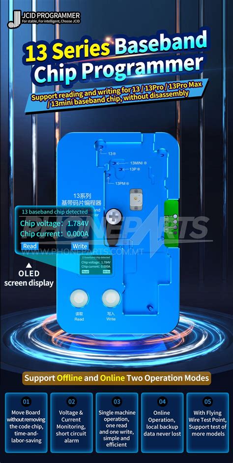 JCID Baseband Chip Programmer IPhone 13 Series Phoneparts