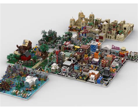 Lego Moc Modular World Build From 104 Mocs By Gabizon Rebrickable