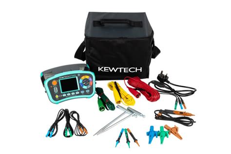 Kewtech Kt66et Multifunction Tester Digital 12 In 1 With Earth Kit