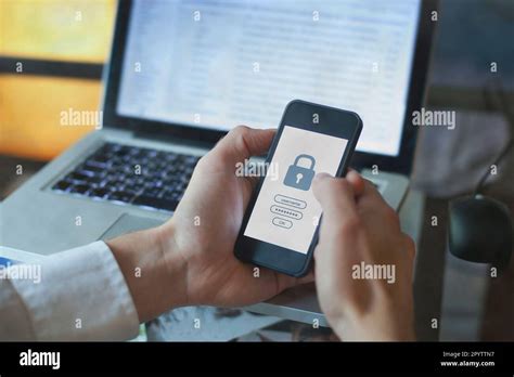 Data Protection Concept Cyber Security Secured Access With Password