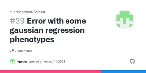 Error With Some Gaussian Regression Phenotypes Issue Sunduanchen Scissor Github